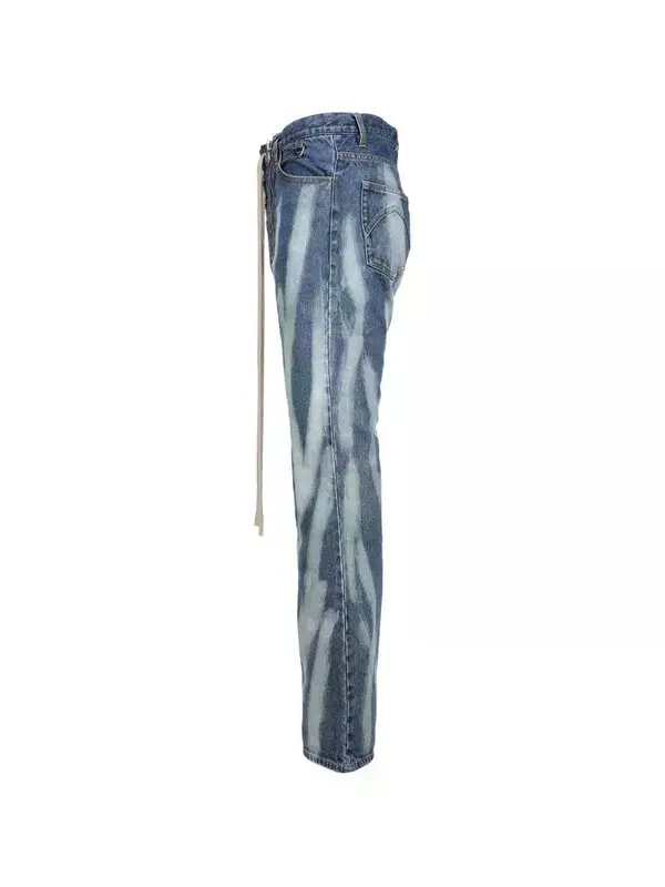 JUN/NAKAYAMA Lace-up Zip-detail Jeans