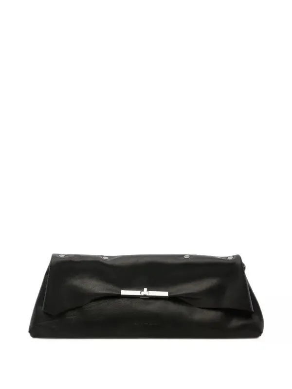 UN TE' DA MATTI Brucaliffo Leather Clutch Bag