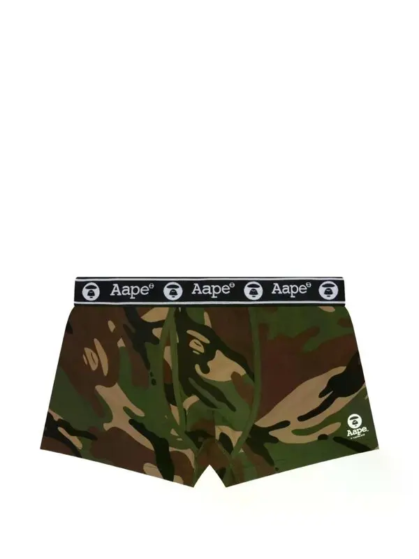 AAPE BY *A BATHING APE Aape Camo-print Boxers - Green