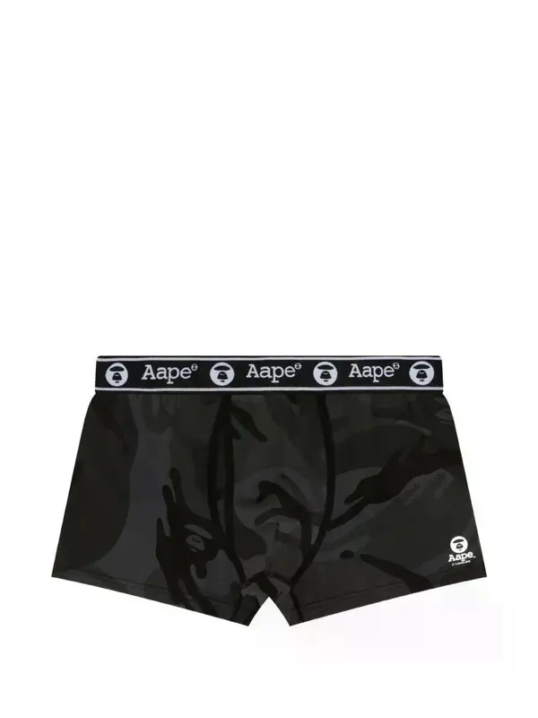 AAPE BY *A BATHING APE Camo-print Boxers - Black