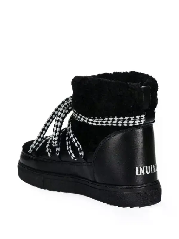 Inuikii Shearling-trim Ankle Boots