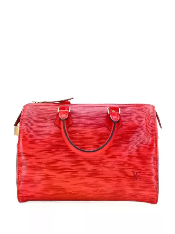 LOUIS VUITTON Speedy Handbag Epi Leather 25 Satchel