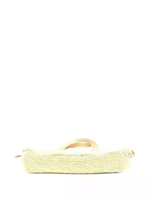 Saint Laurent Icare Shopping Raffia Maxi Tote Bag - Neutrals