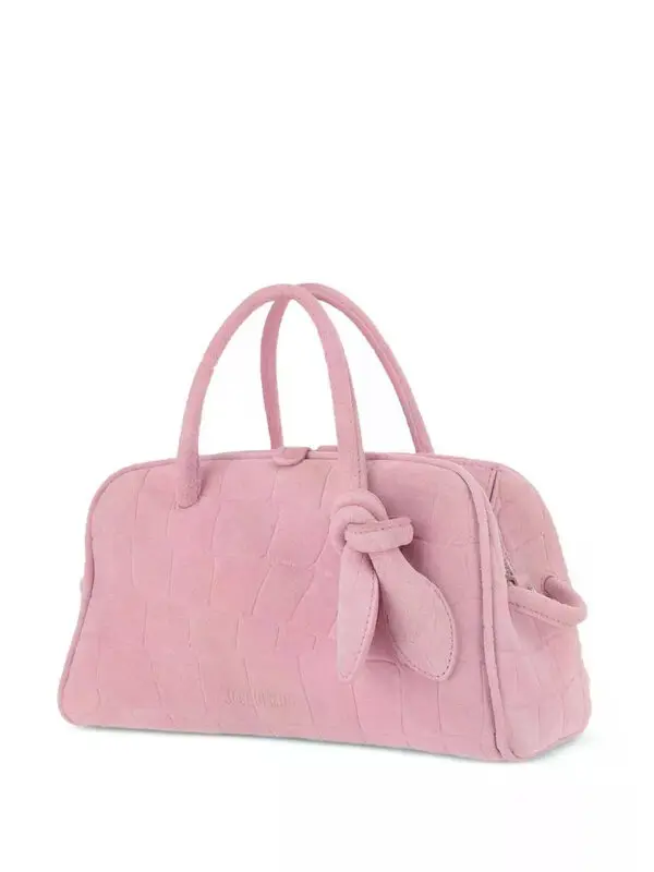 Jacquemus Croc-embossed Suede Tote Bag