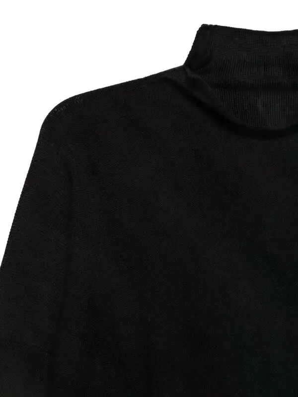 DANIELA GREGIS High-neck Drop-shoulder Sweater