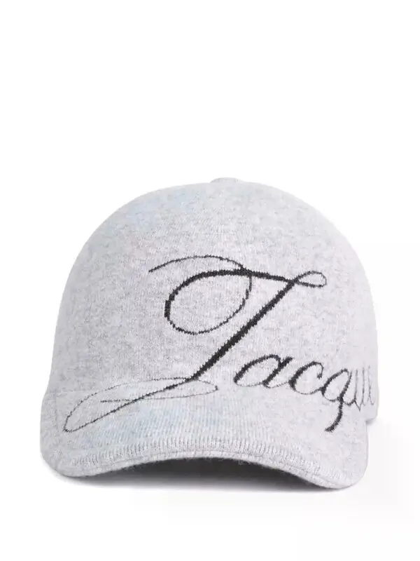 Jacquemus The Atelier Logo-embroidered Baseball Cap - Grey