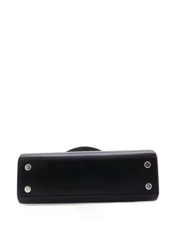 Hermès Tablier Sellier Bag Vache Hunter With Swift And Toile Shoulder Bag