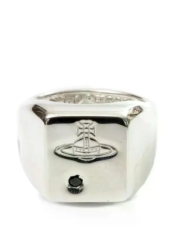 VIVIENNE WESTWOOD Carlo Signet Ring - Silver