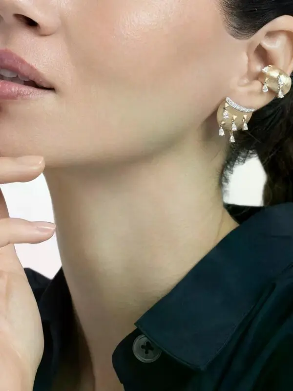 RAINBOW K Dune Pampille Diamond Earring