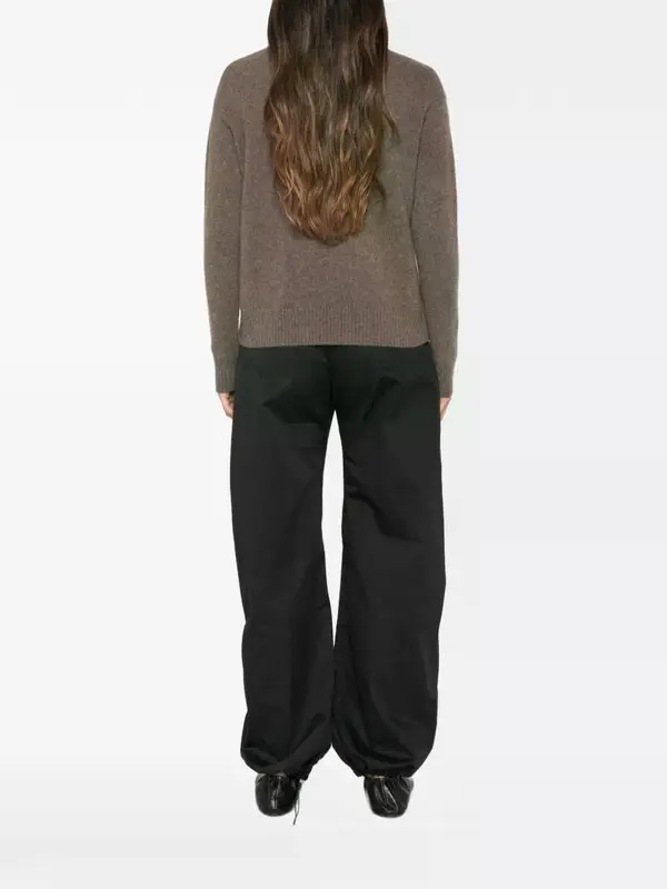 Max Mara Nocino Mock-neck Ribbed-trim Sweater