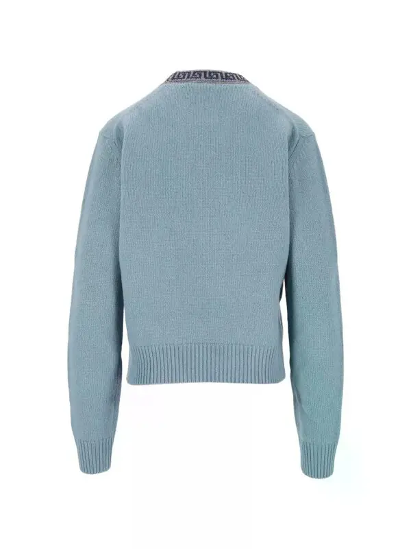 Versace Crewneck Wool & Cashmere Sweater