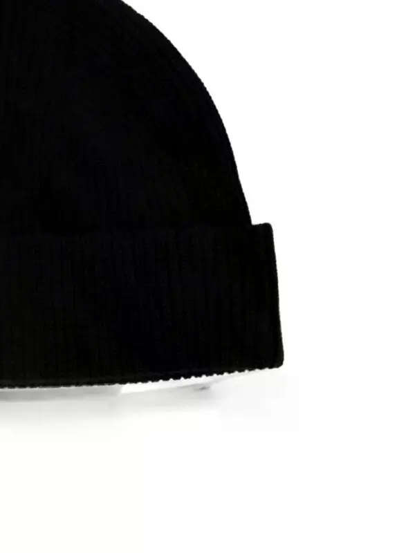 Zegna Ribbed-knit Cashmere Beanie Hat