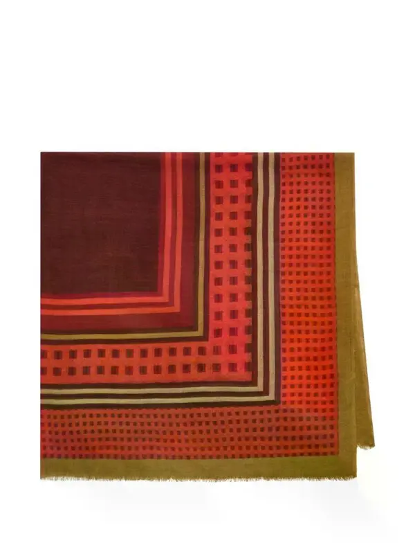 Malìparmi Collection Prints Wool Scarf