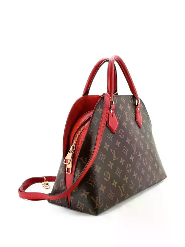 LOUIS VUITTON Alma Bnb Handbag Monogram Canvas With Leather Satchel