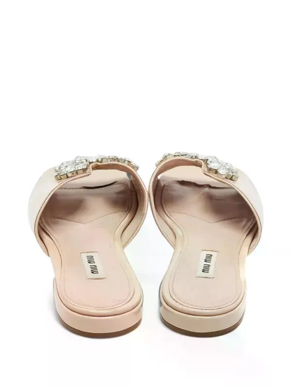 Miu Miu Crystal-embellished Sandals