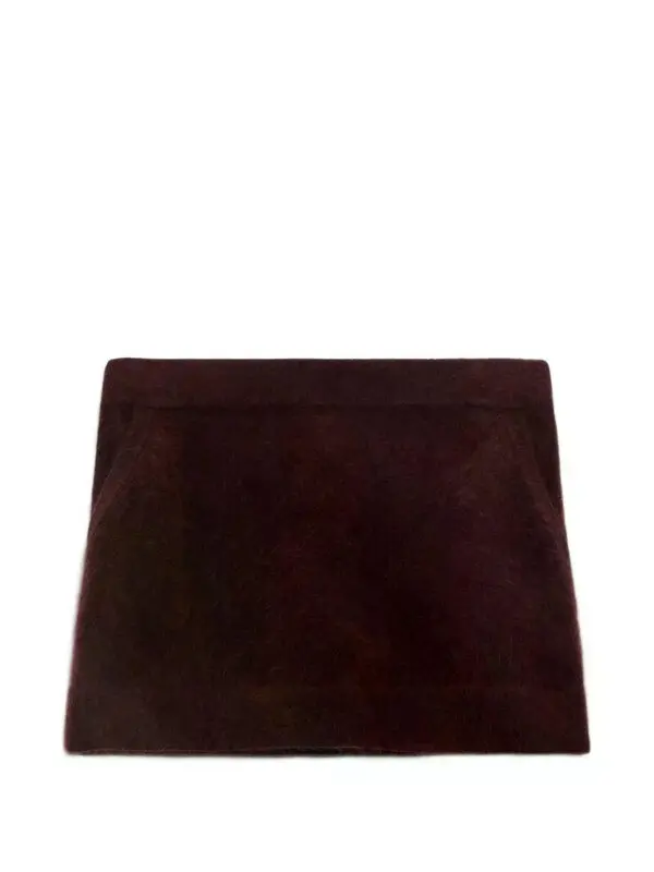 Dorothee Schumacher Mini Brushed-knit Skirt - Brown