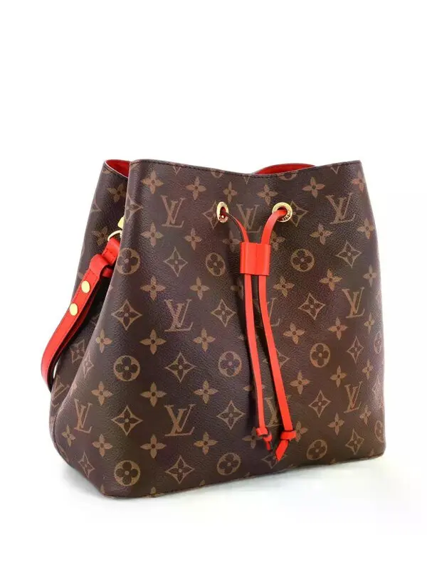 LOUIS VUITTON Neonoe Handbag Monogram Canvas With Leather Mm Bucket Bag