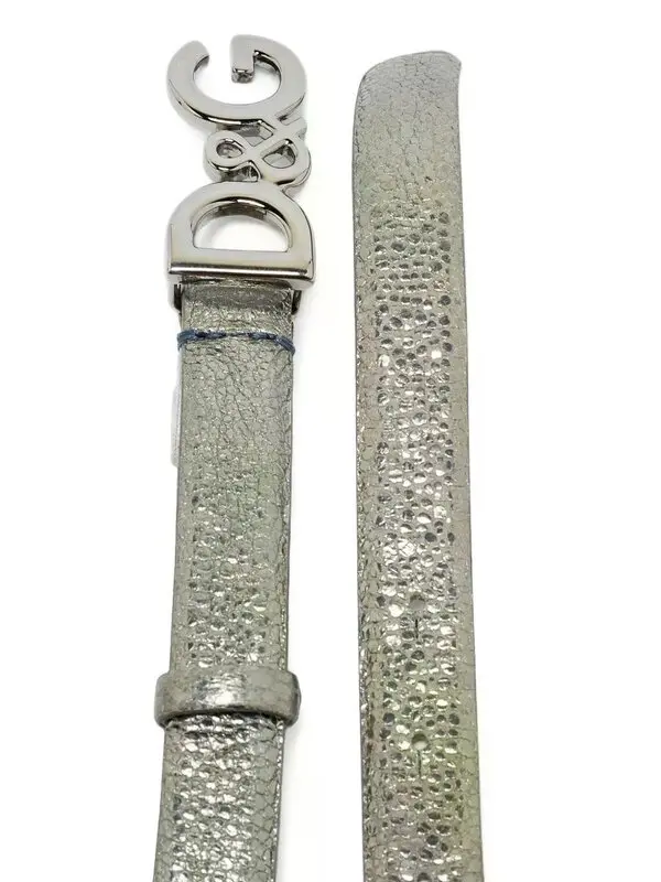 Dolce & Gabbana Logo Plaque Belt