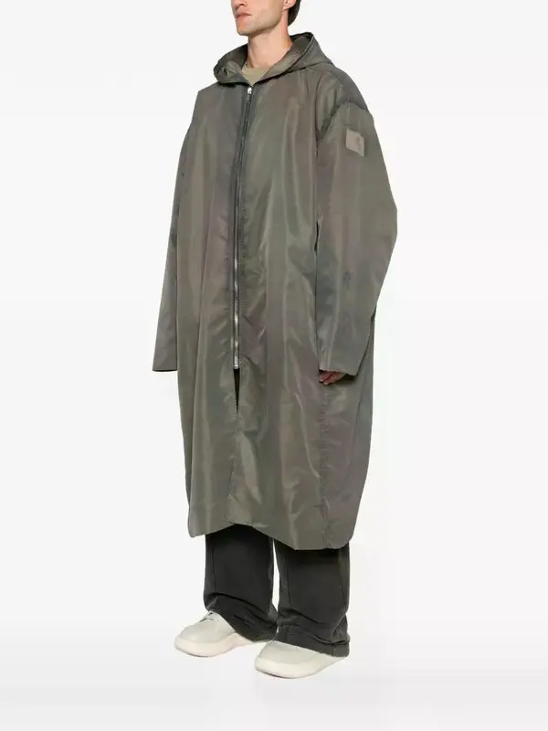 Rick Owens Hooded Zip-up Coat