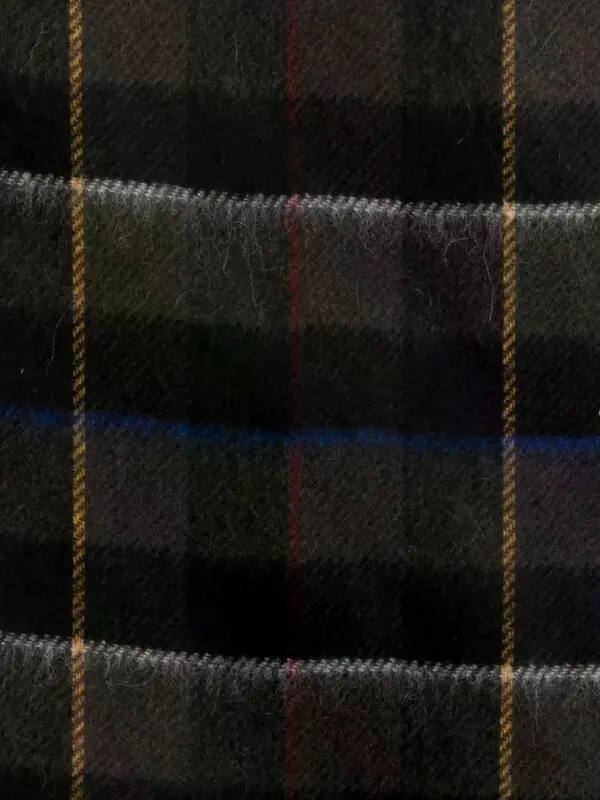 A.p.c. Checked Fringed Scarf