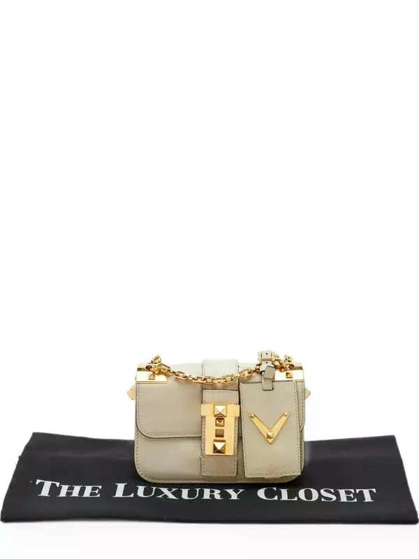 Valentino Garavani B-rockstud Chain Shoulder Bag - Neutrals