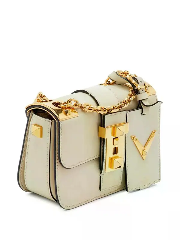 Valentino Garavani B-rockstud Chain Shoulder Bag - Neutrals