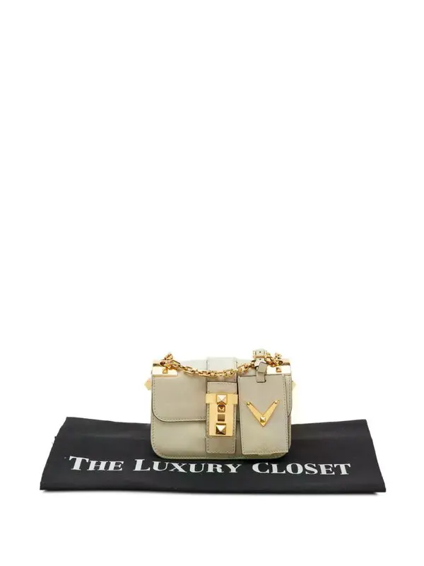 Valentino Garavani B-rockstud Chain Shoulder Bag - Neutrals