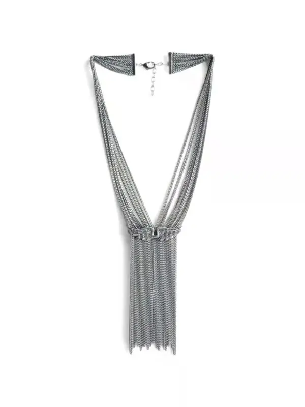 Zadig&Voltaire Rock Star Wing-motif Fringe Necklace