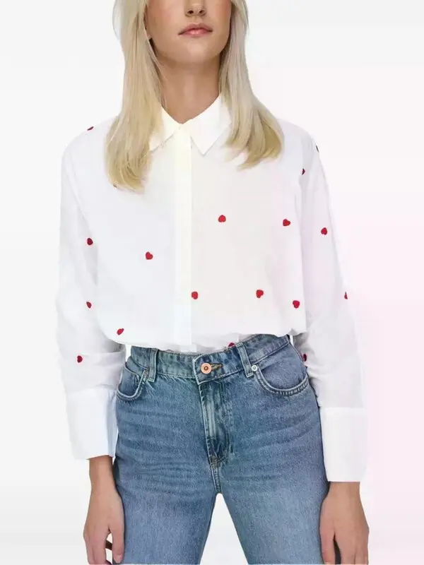 Only Heart-print Shirt