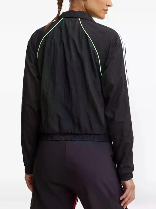 Adidas Side-stripe Zip-up Sweatshirt