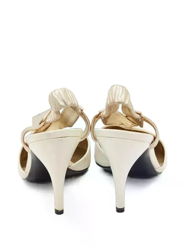 ROGER VIVIER V Type Pointed-toe Slingback Pumps