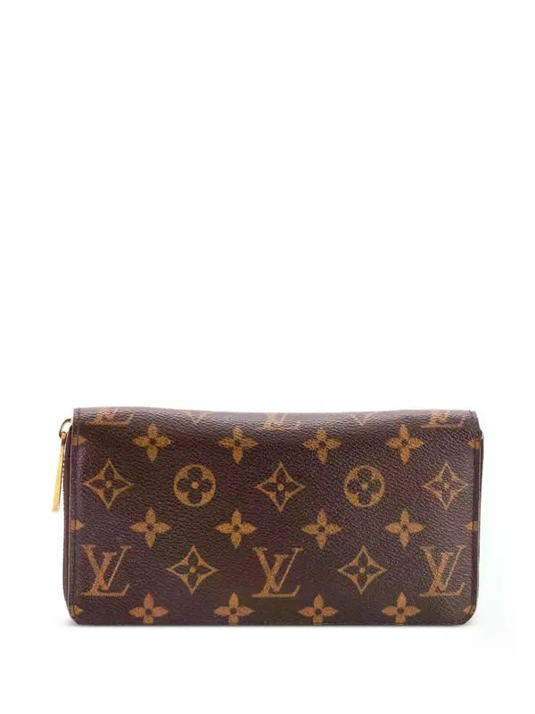 LOUIS VUITTON Zippy Wallet Monogram Canvas Small Wallets - Brown