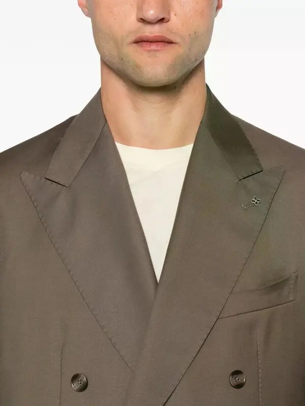 Tagliatore Double-breasted Peak-lapel Suit