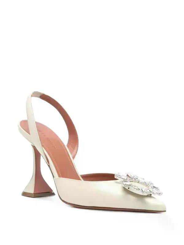 Amina Muaddi Begum Crystal-embellished Pumps