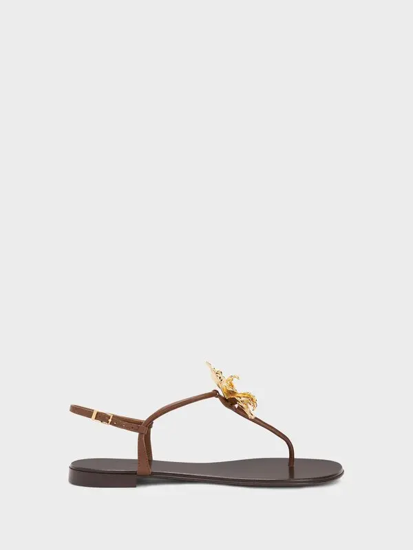 GIUSEPPE ZANOTTI Orchid Flat Sandal