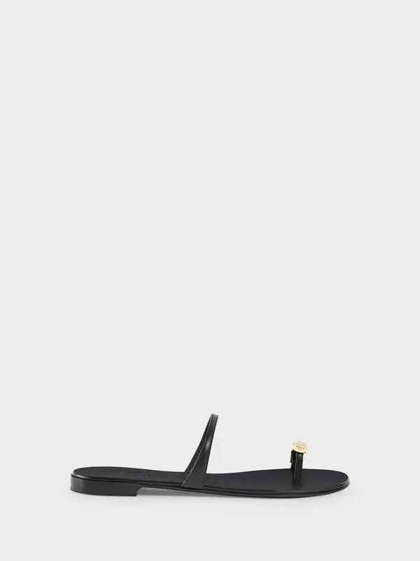 GIUSEPPE ZANOTTI Ring Flat Sandal