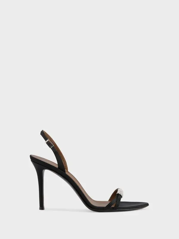 GIUSEPPE ZANOTTI Lena Crystal Sandal 90