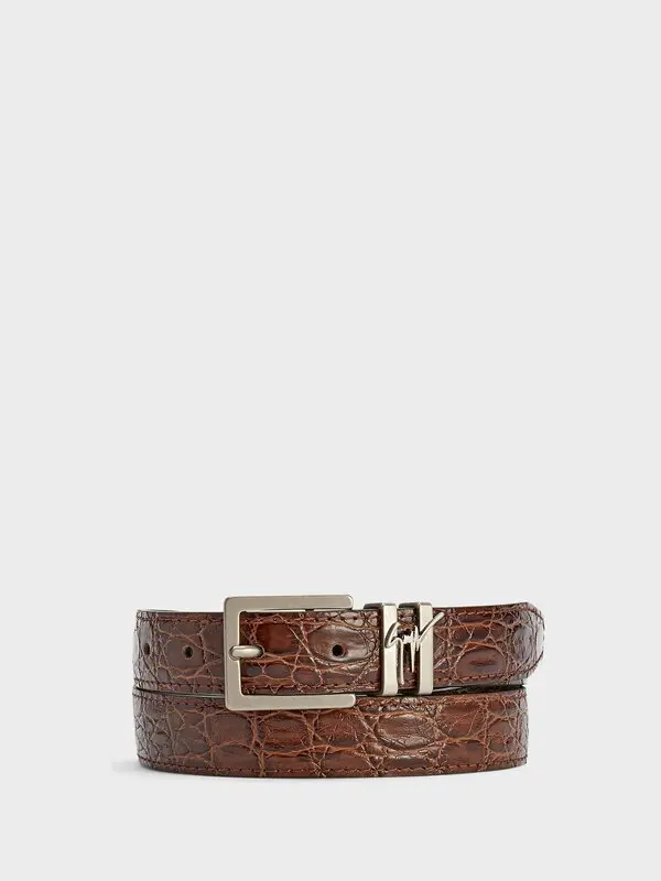 GIUSEPPE ZANOTTI Teodore Belt - Brown
