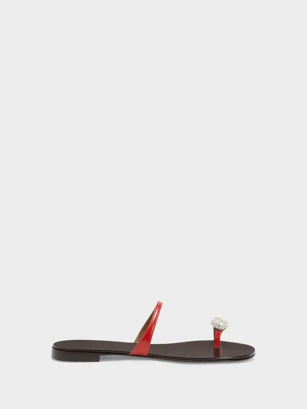 GIUSEPPE ZANOTTI Icon Ring Flat Sandal