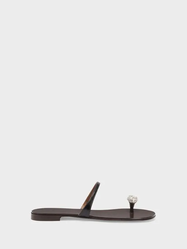GIUSEPPE ZANOTTI Icon Ring Flat Sandal