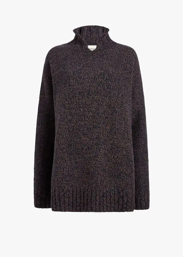 Khaite Novis Sweater - Dark Multi