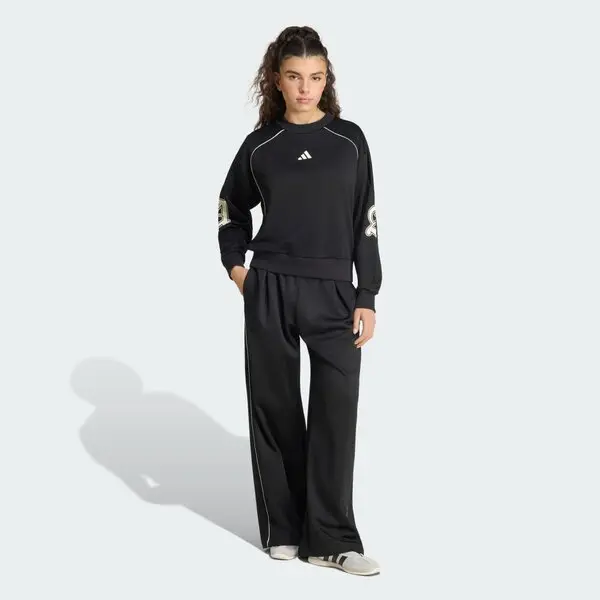 Adidas Stadium Graphic Crew Sweatshirt - Black