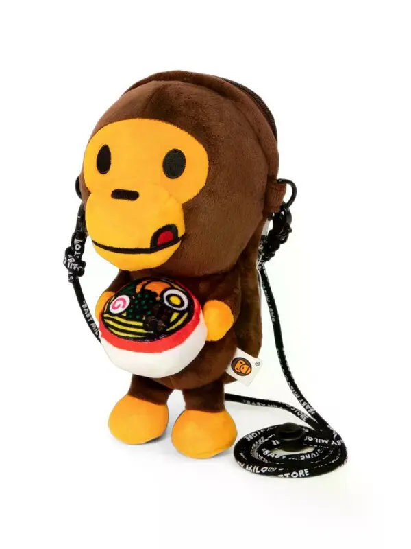 A BATHING APE Baby Milo Plush Phone Bag