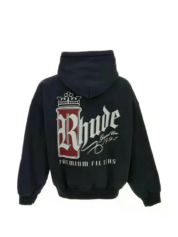 Rhude Fumar 91 Logo-print Hoodie
