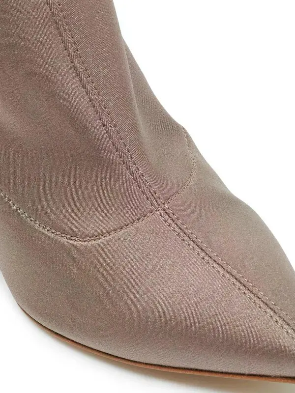 GIANVITO ROSSI Pointed-toe Sculptural-heel Ankle Boots