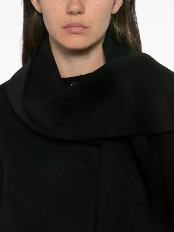 Max Mara Scarf-detail Button-up Jacket