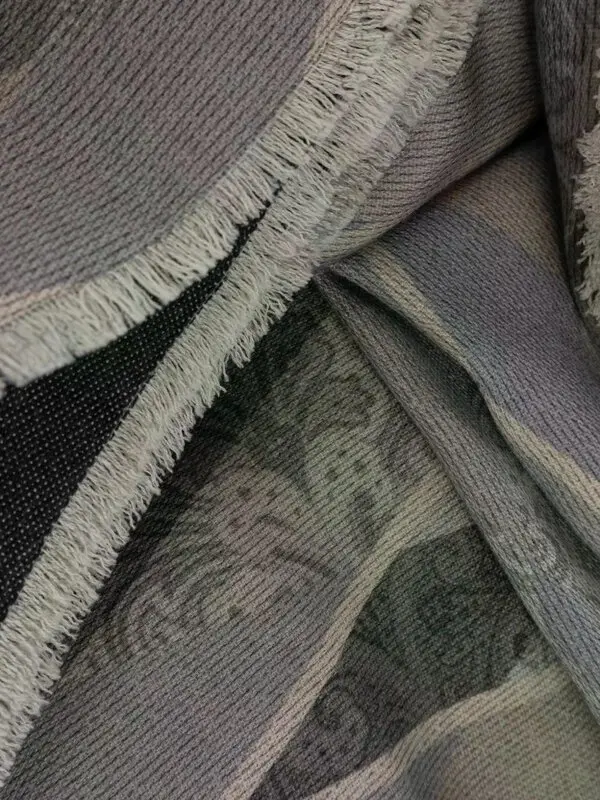 Etro Paisley Argyle Wool Blanket