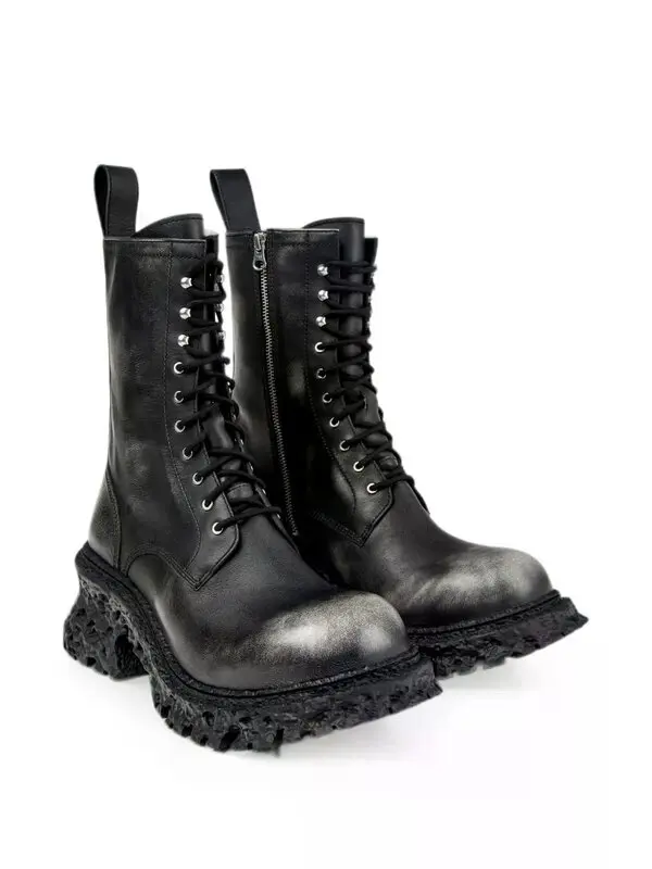 Camper Leather Chunky-sole Biker Boots