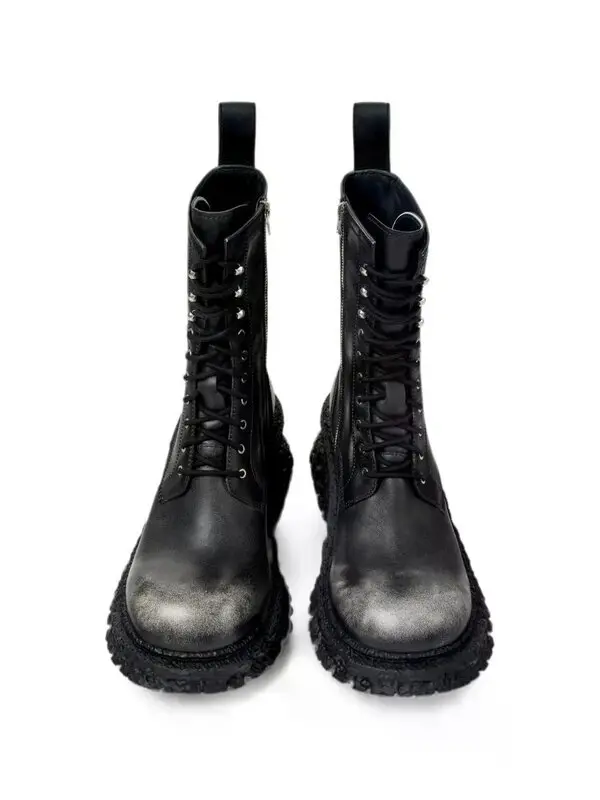 Camper Leather Chunky-sole Biker Boots