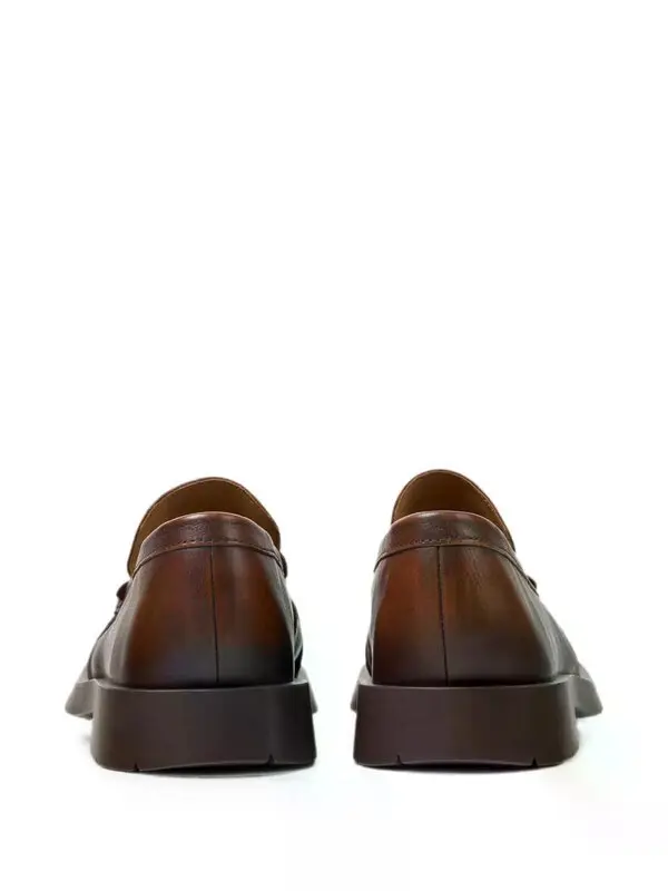 Camper 1978 Ruched Leather Loafers